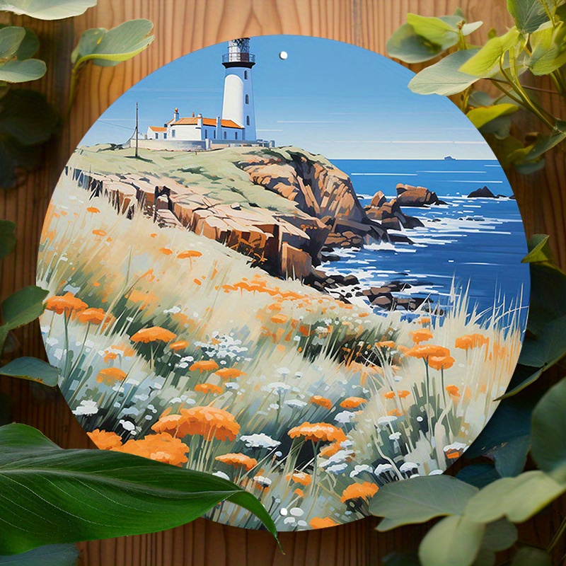 Round Aluminum Sign Metal Sign Garden Metal Tin Signs - Temu Canada