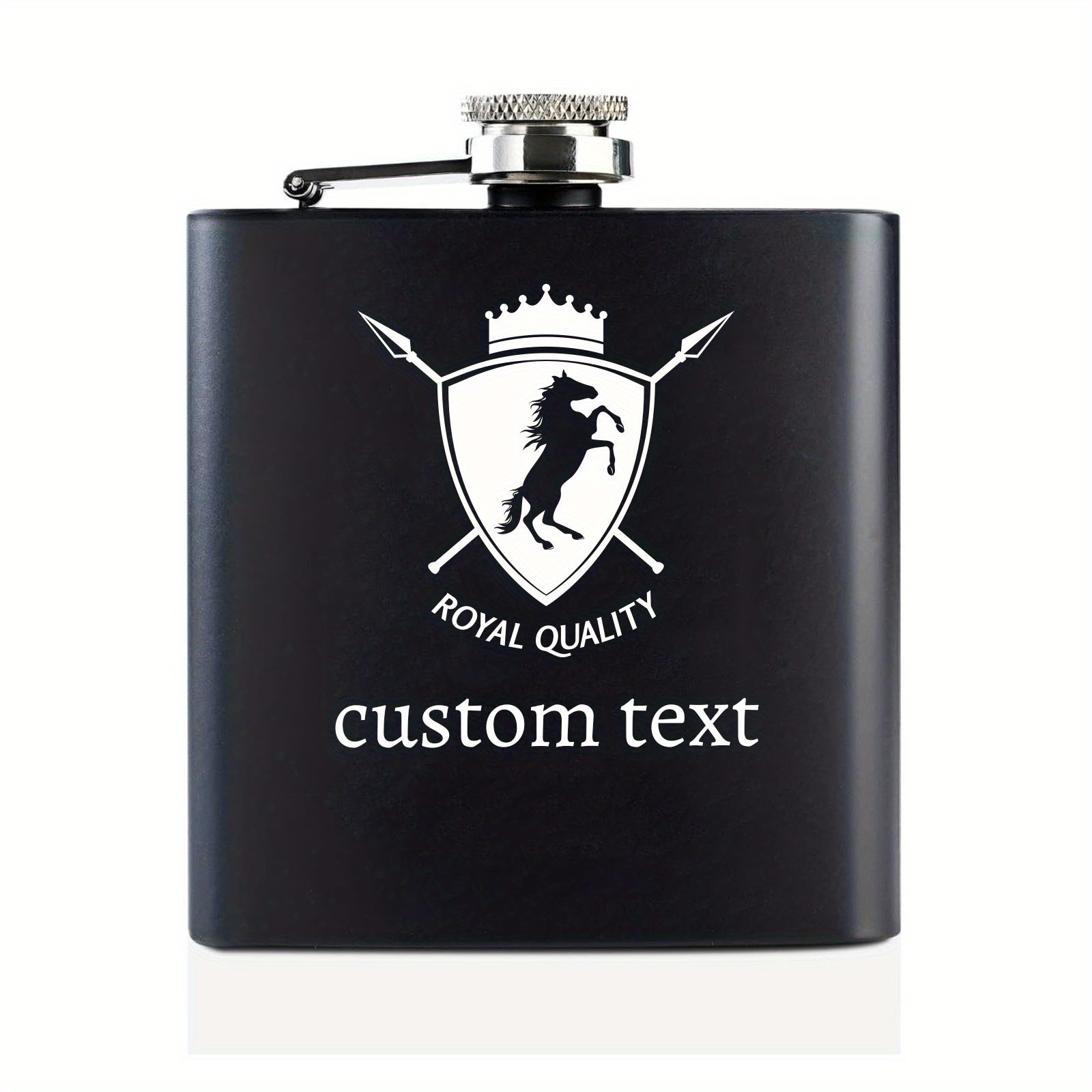 Personalized Custom Text Stainless Stee Pocket Hip - Temu Australia