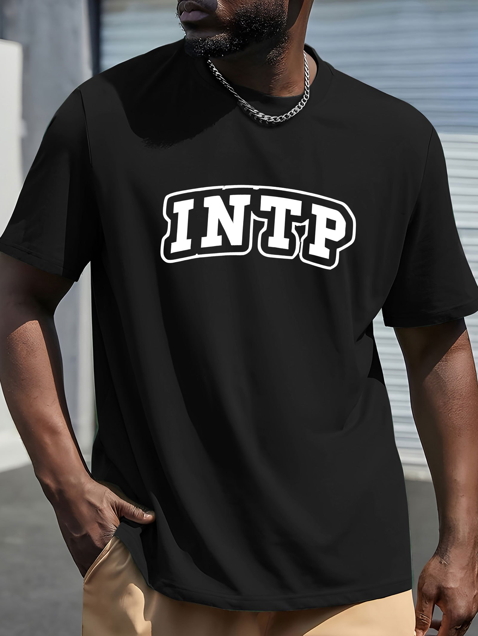 Men's Intp Graphic Short Sleeve T shirt Comfy Stretchy - Temu Australia