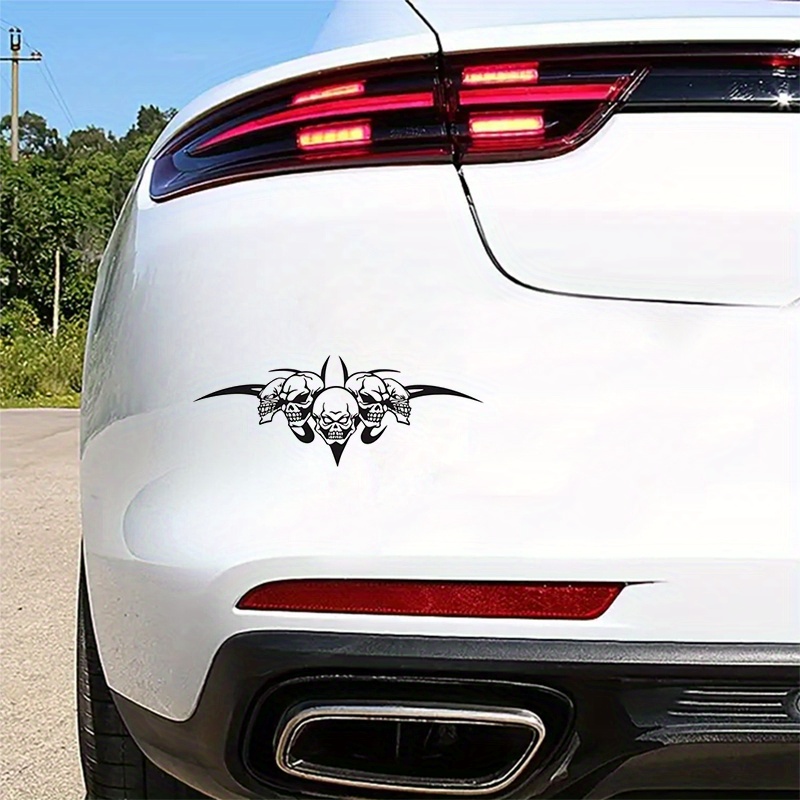 3d Skulls Bat Car Sticker Laptop Bottle Truck Phone - Temu Canada