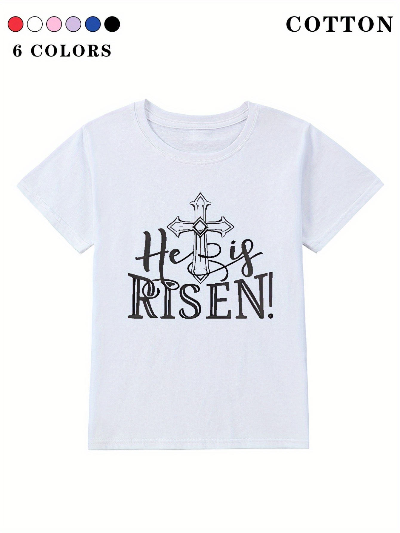 Trendy Creative Happy Easter Letter Pattern T shirt Casual - Temu Ireland