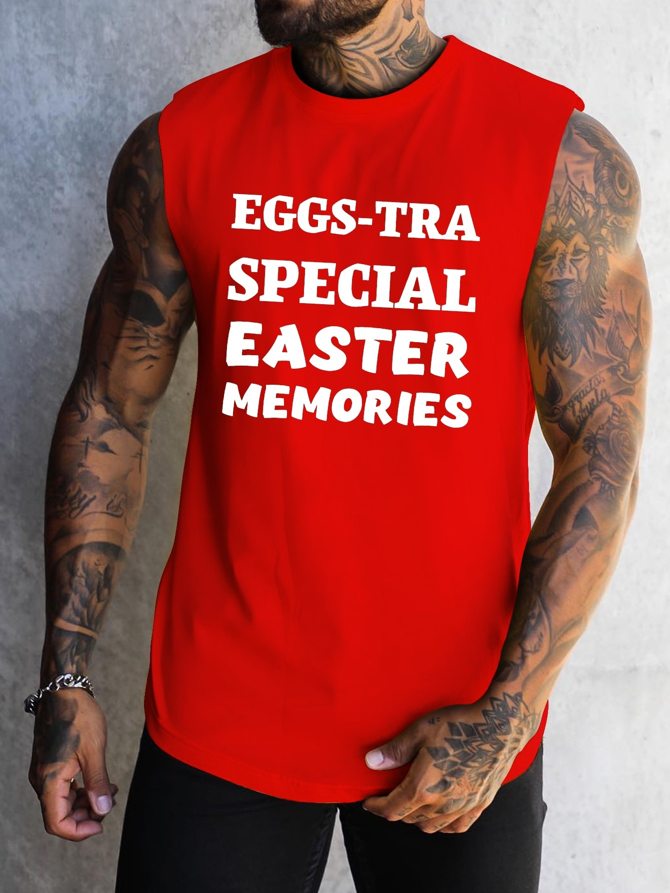 Men's Eggs tra Special Easter Memories Graphic Print Tank - Temu Canada