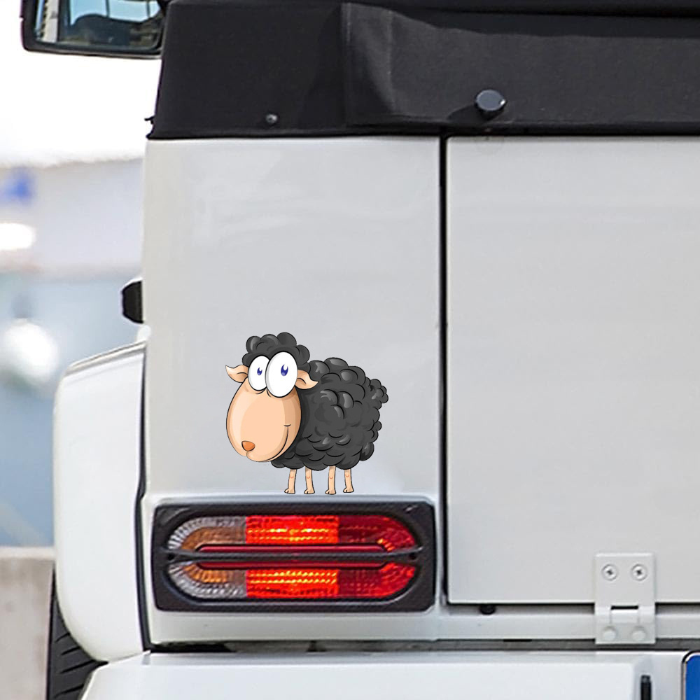 Sheep Pattern Vinyl Sticker Car Laptop Motorcycle Truck Van - Temu Canada