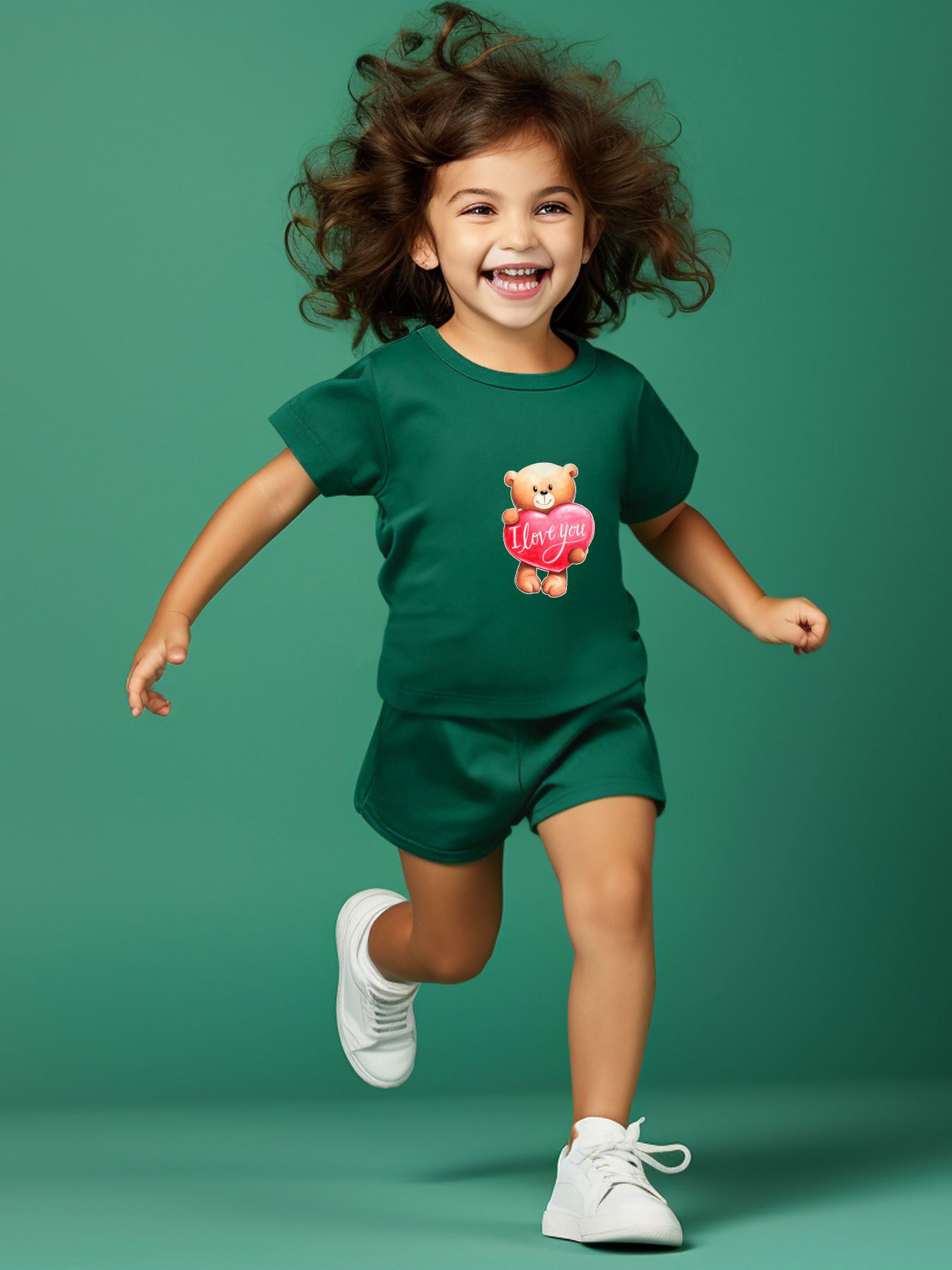 Cotton Comfy Outfits Crew Neck Short Sleeve T shirt I Love - Temu Australia