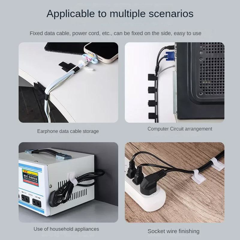 Electrical Wire Data Cable Storage Magic Patch Ties Computer - Temu Denmark