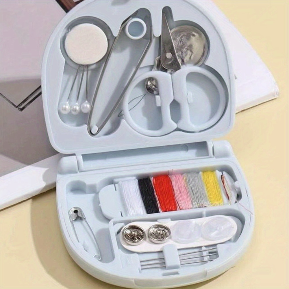Mini Portable Small Sewing Box Travel Household Sewing Kit - Temu Ireland