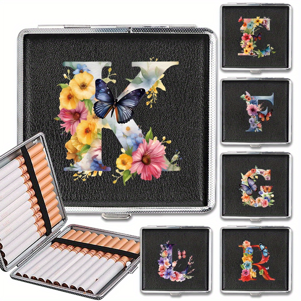 Tobacco Cigarette Box Stainless Steel Double open Pu - Temu Australia