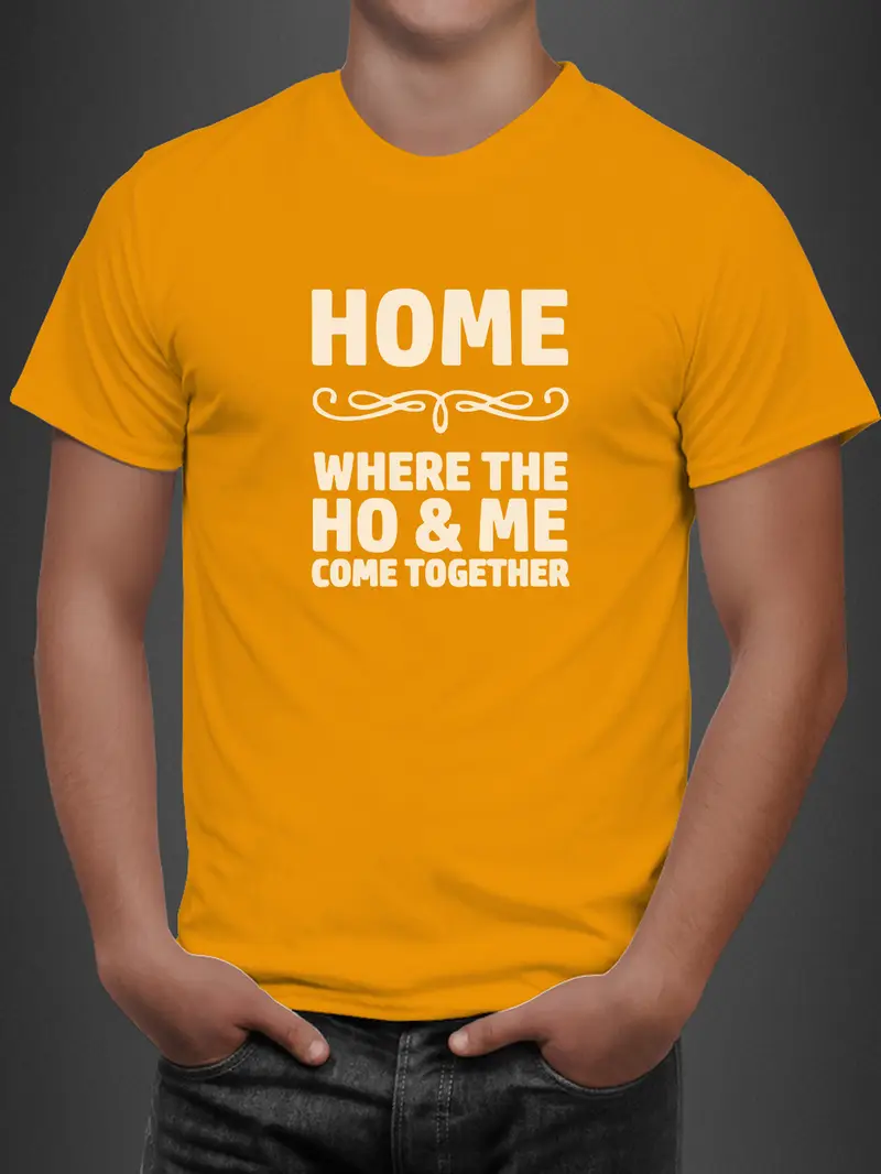 Plus Size Mens Home Graphic Print T Shirt Summer Casual Temu Canada
