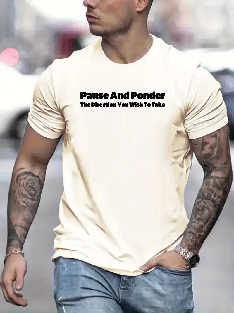 Nimm Eine Pause Überlege Richtung Druck Herrenmode graphic t - Temu ... Nimm Eine Pause Überlege Richtung Druck Herrenmode graphic t - Temu ...