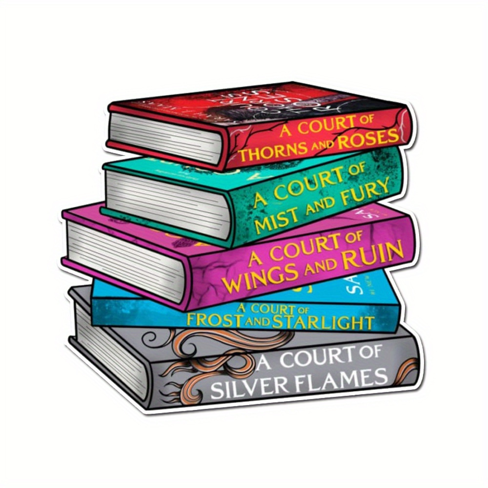 Books Vinyl Sticker Decal Car Stickers Laptop Water Bottle - Temu