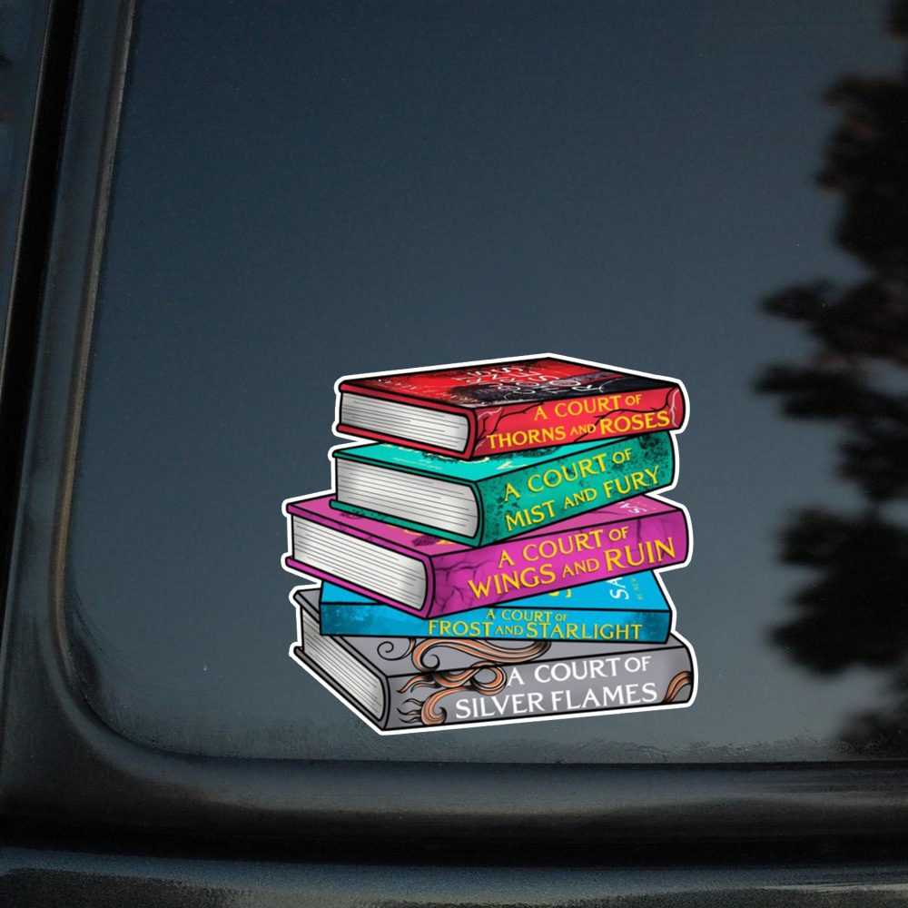 Books Vinyl Sticker Decal Car Stickers Laptop Water Bottle - Temu