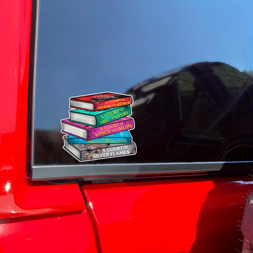 Books Vinyl Sticker Decal Car Stickers Laptop Water Bottle - Temu