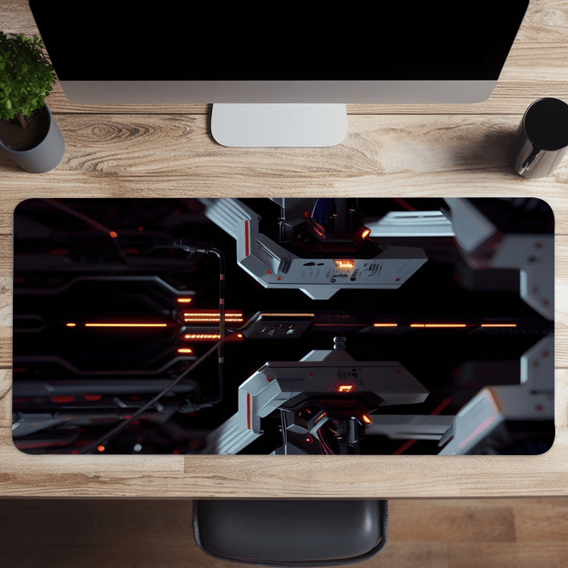 Robots Technology Black Gaming Mouse Pad Movie Large Mouse - Temu Ireland