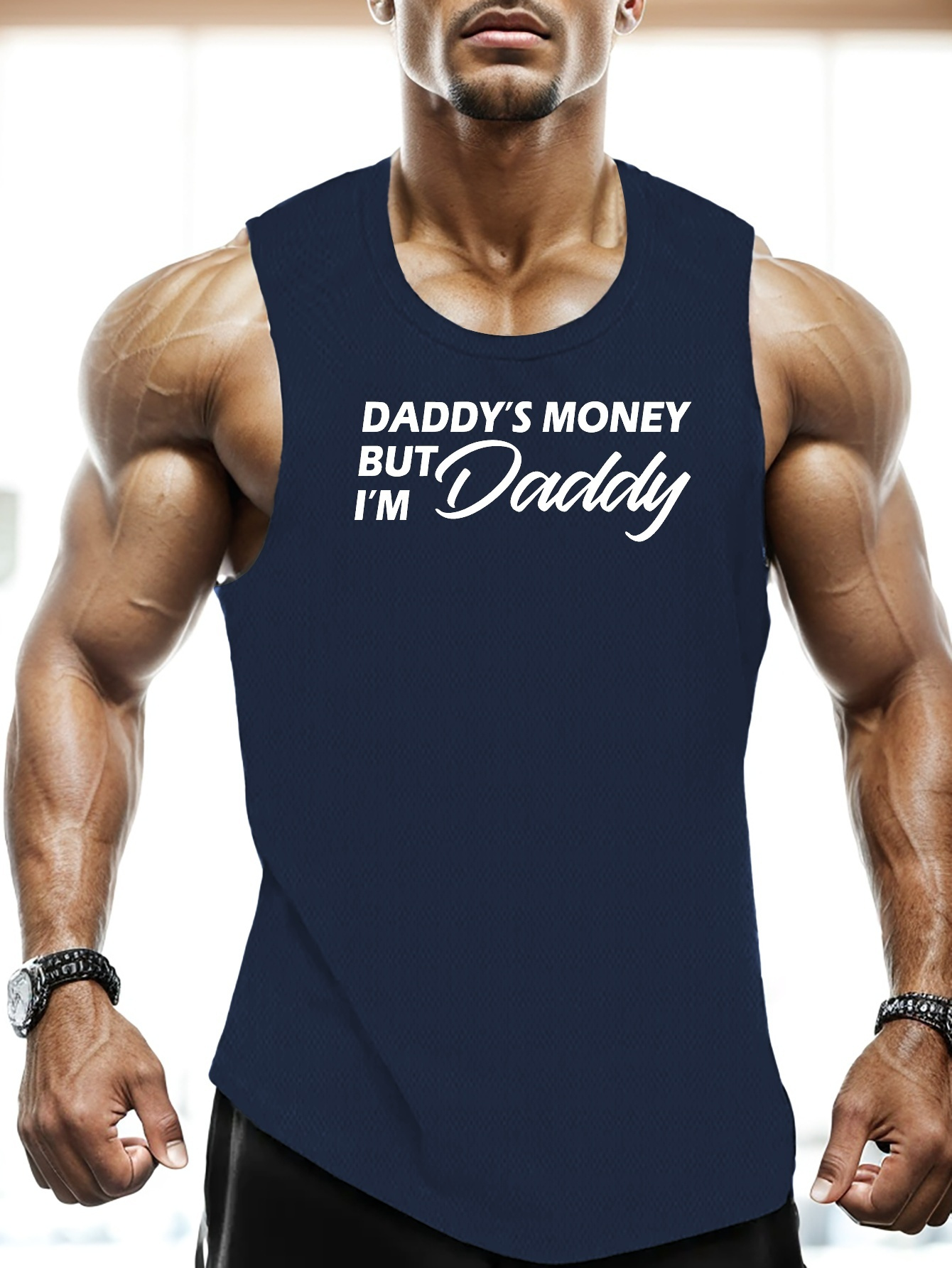 Plus Size Daddy's Money 'm Daddy Letter Print Men's - Temu