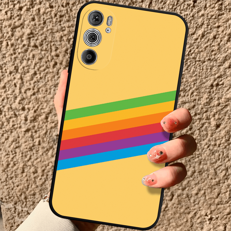 Cute Rainbow Tpu Moto Edge X40 X30 S30 - Temu Canada
