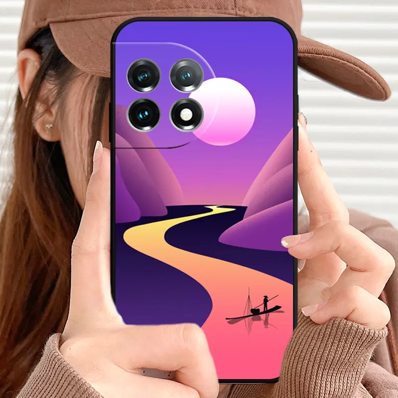 Aesthetic Landscape Tpu Anti Fall Protective Silicone Soft Temu Canada