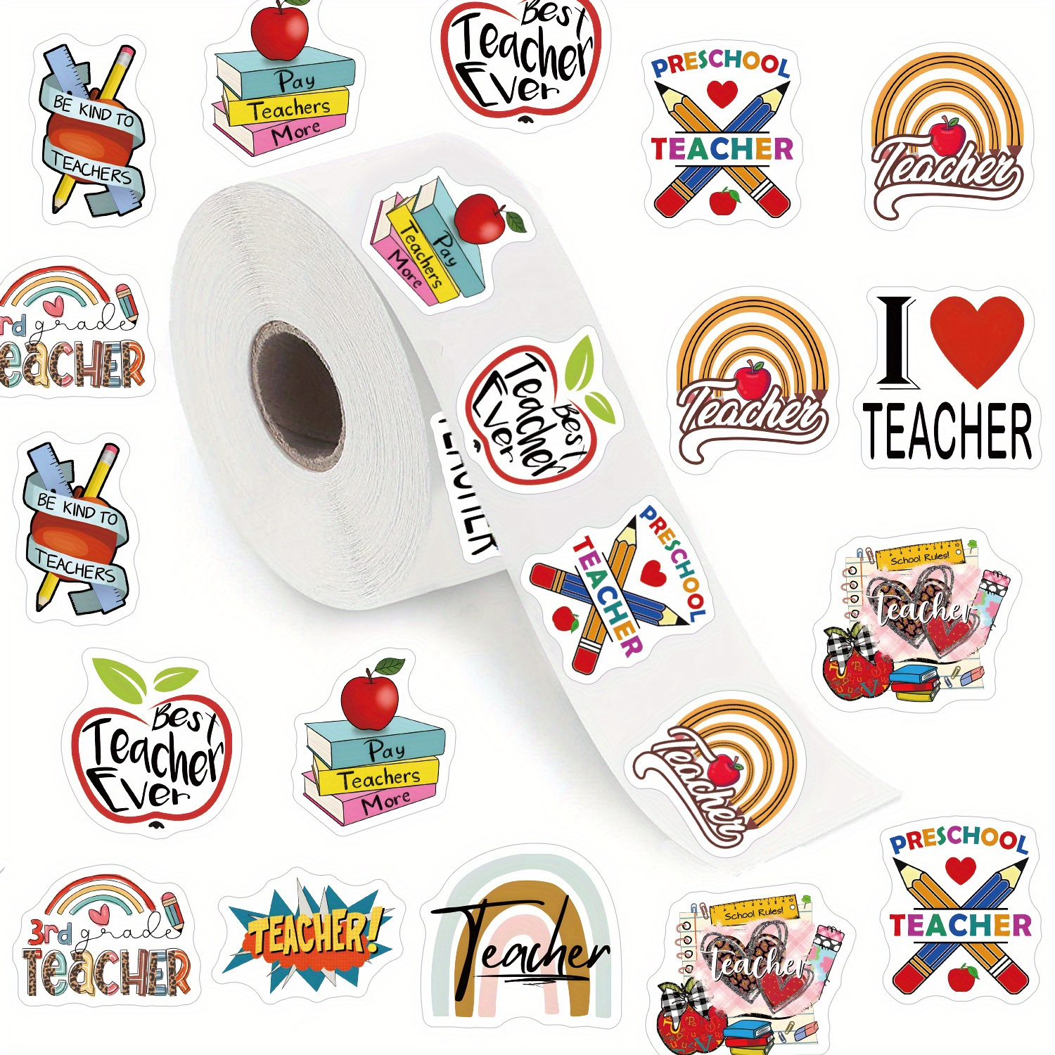 Teacher Learning Cute Funny Kawaii Stickers Pack Cartoon - Temu