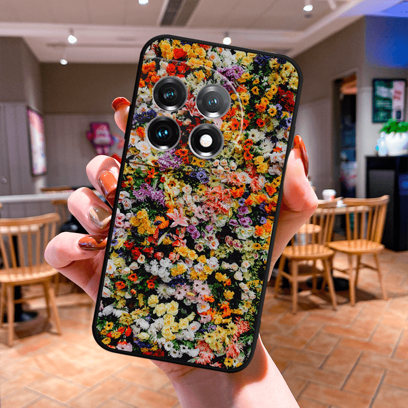 Cute Flower Tpu Protective Shockproof Phone Case Oneplus - Temu Australia