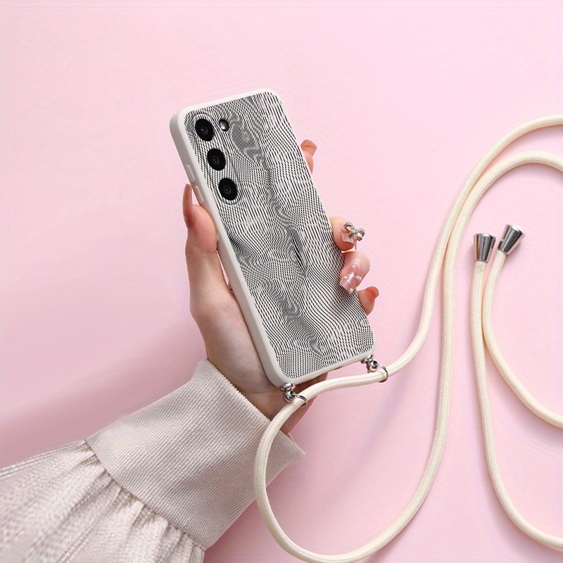 Lanyad Case Line Pattern Phone Case Samsung Galaxy S24 Plus - Temu ...