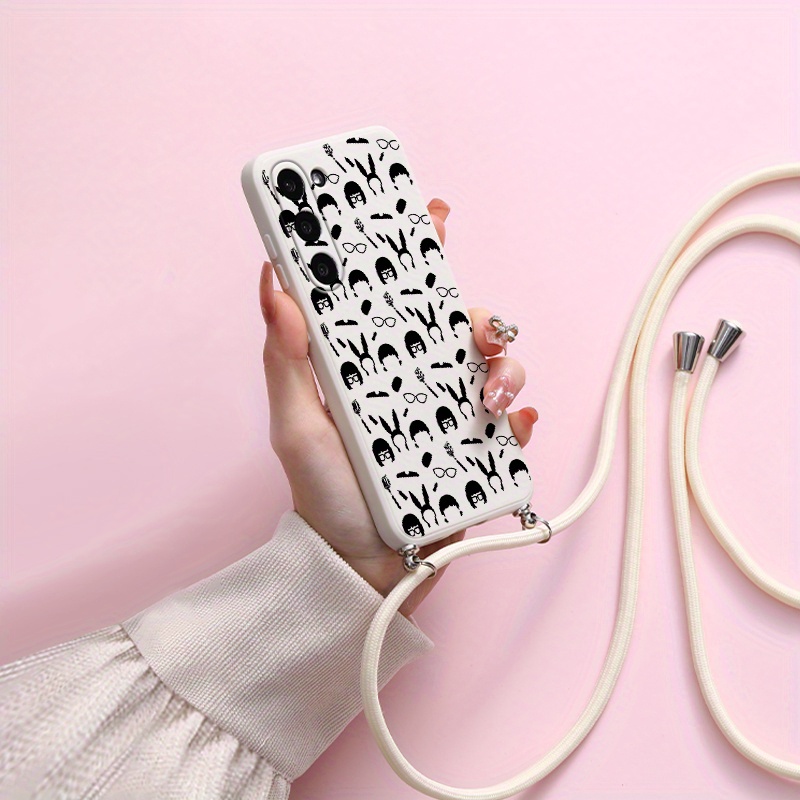 Cool Pattern Phone Case Crossbody Necklace Strap Lanyard - Temu Canada