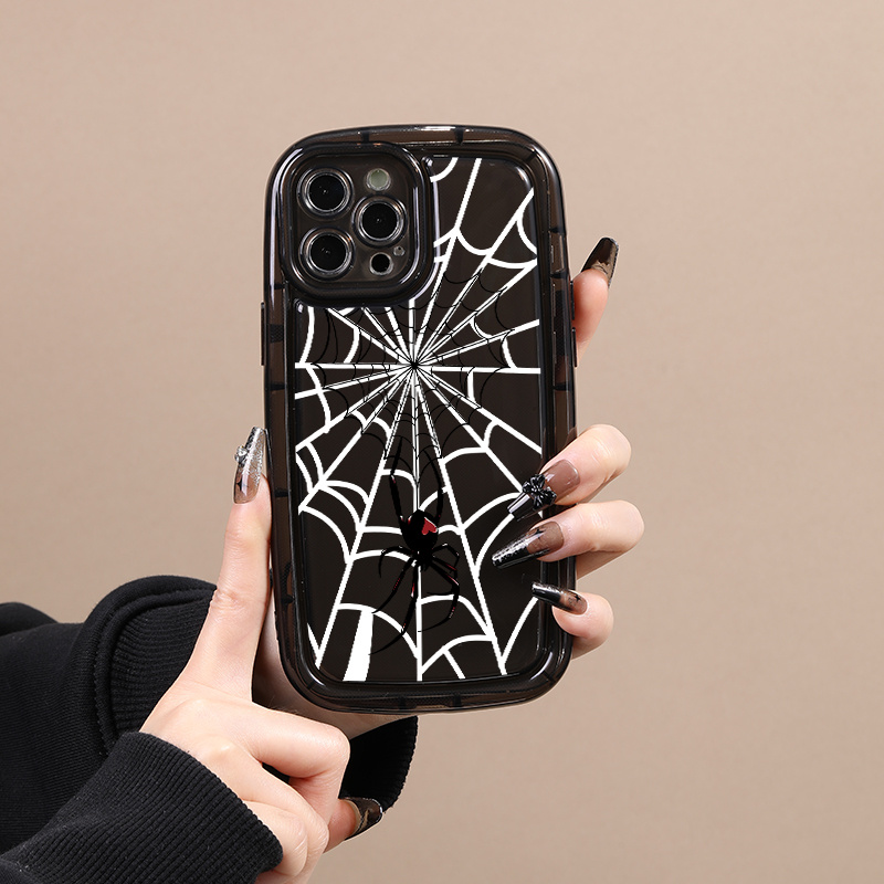 spiders webs pattern silicone shockproof phone case - Temu Portugal