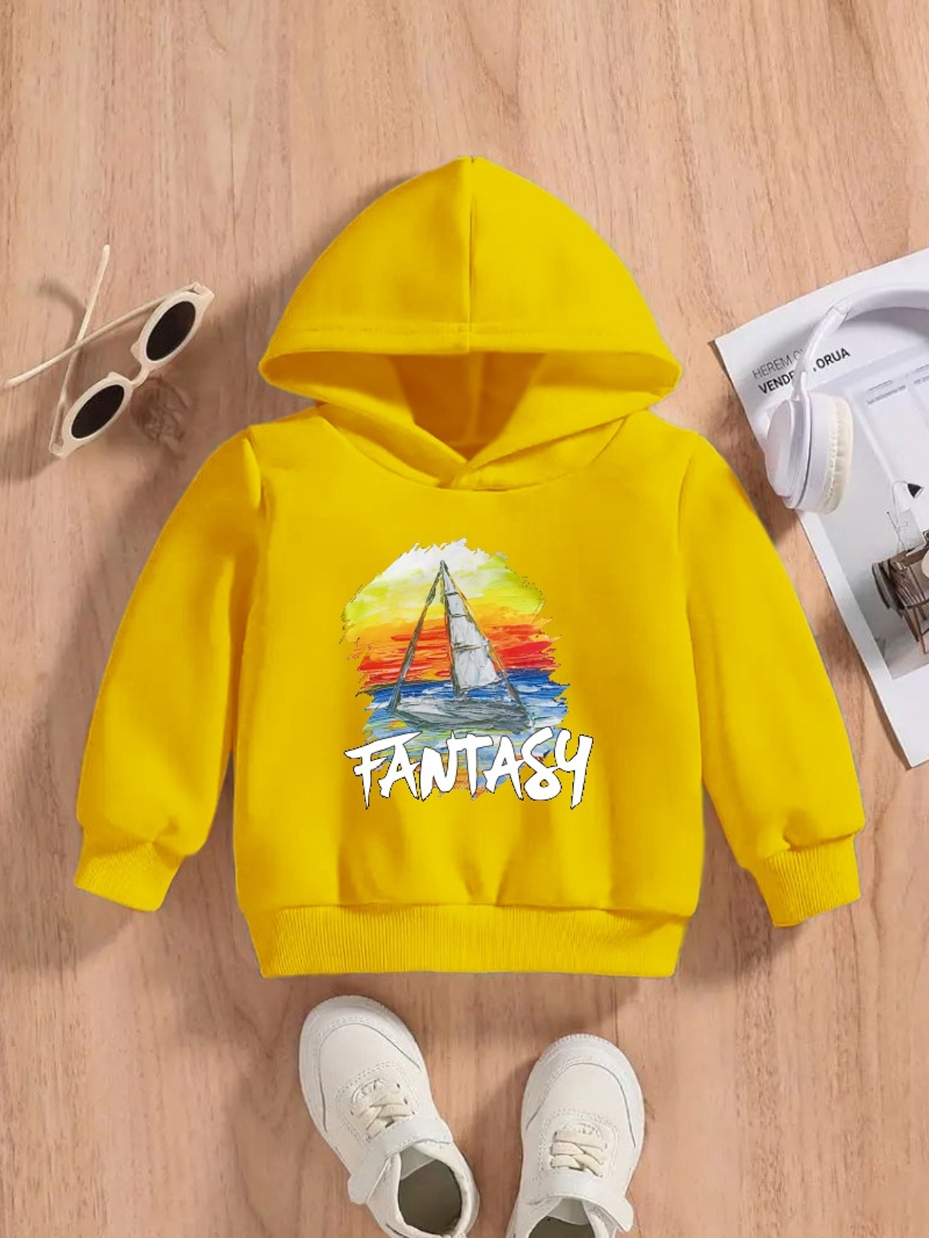 Fantasy Colorful Graphic Print Boy's Casual Hoodie Long - Temu Ireland