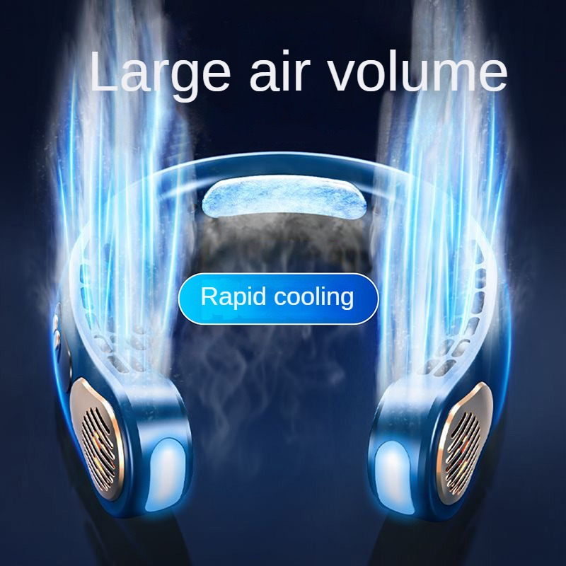 Usb Neck Fan, Air Conditioner Fan, Portable Fan, Silent Continuous ...