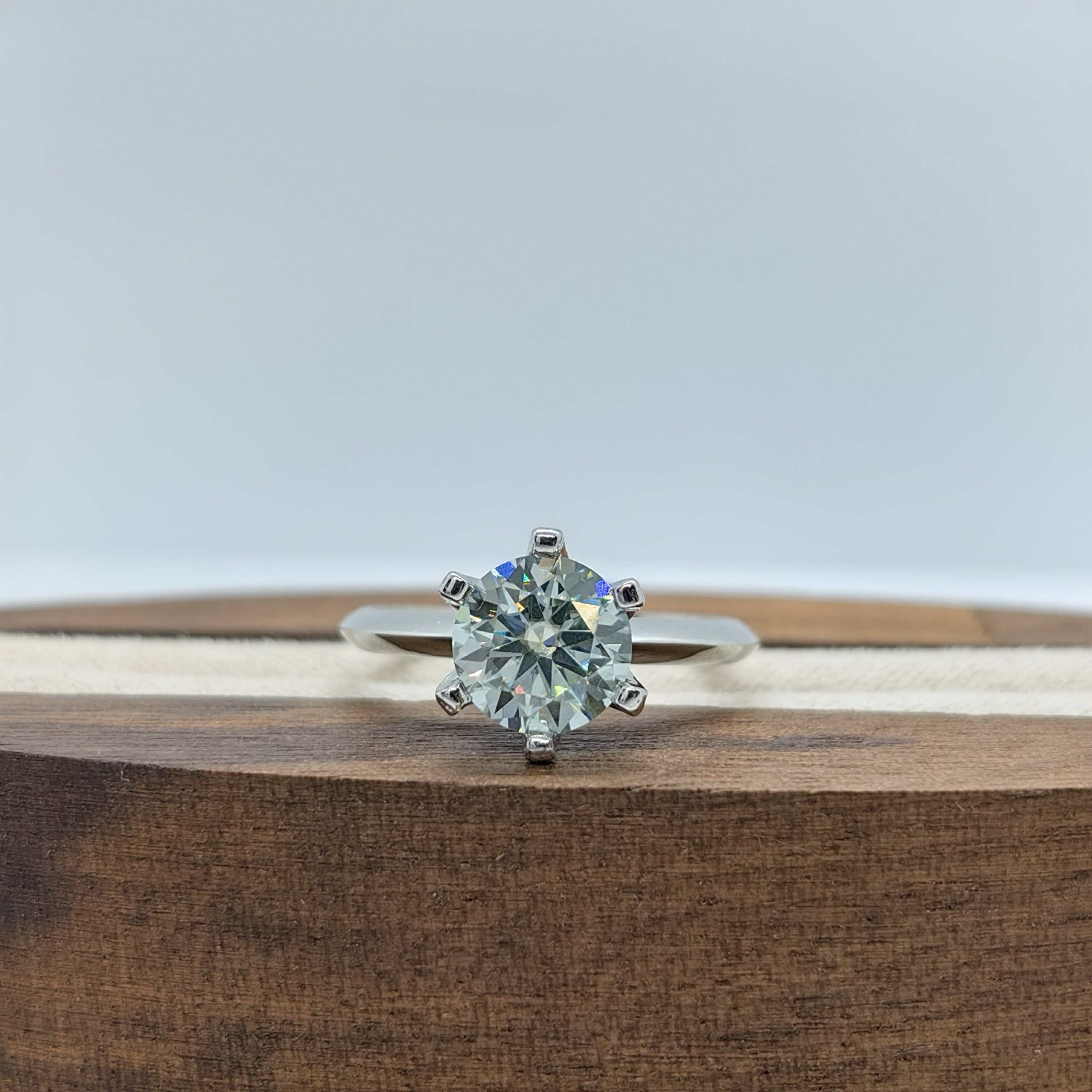 Round Cut Light Blue Moissanite Ring Girls 925 Sterling - Temu Philippines