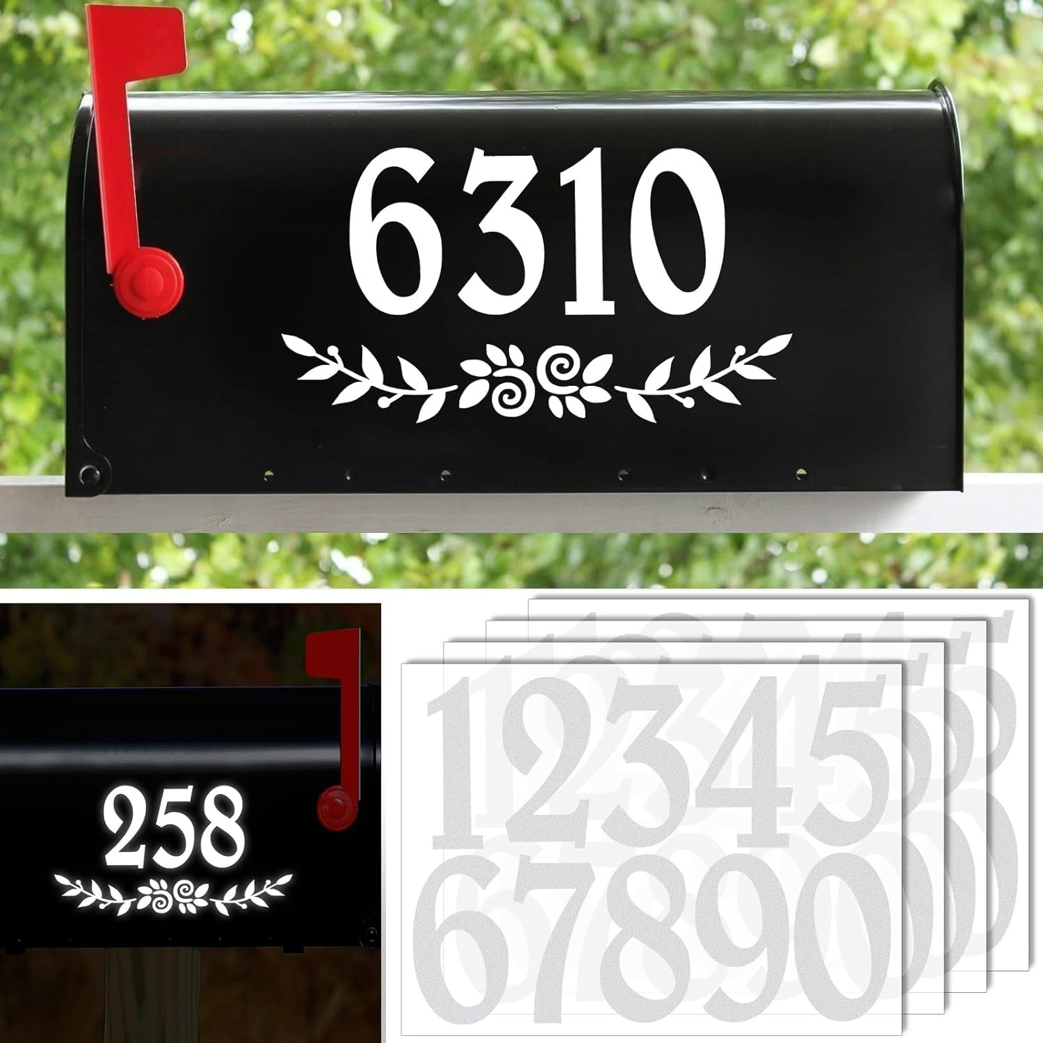 numbers mailbox sold on Temu United States