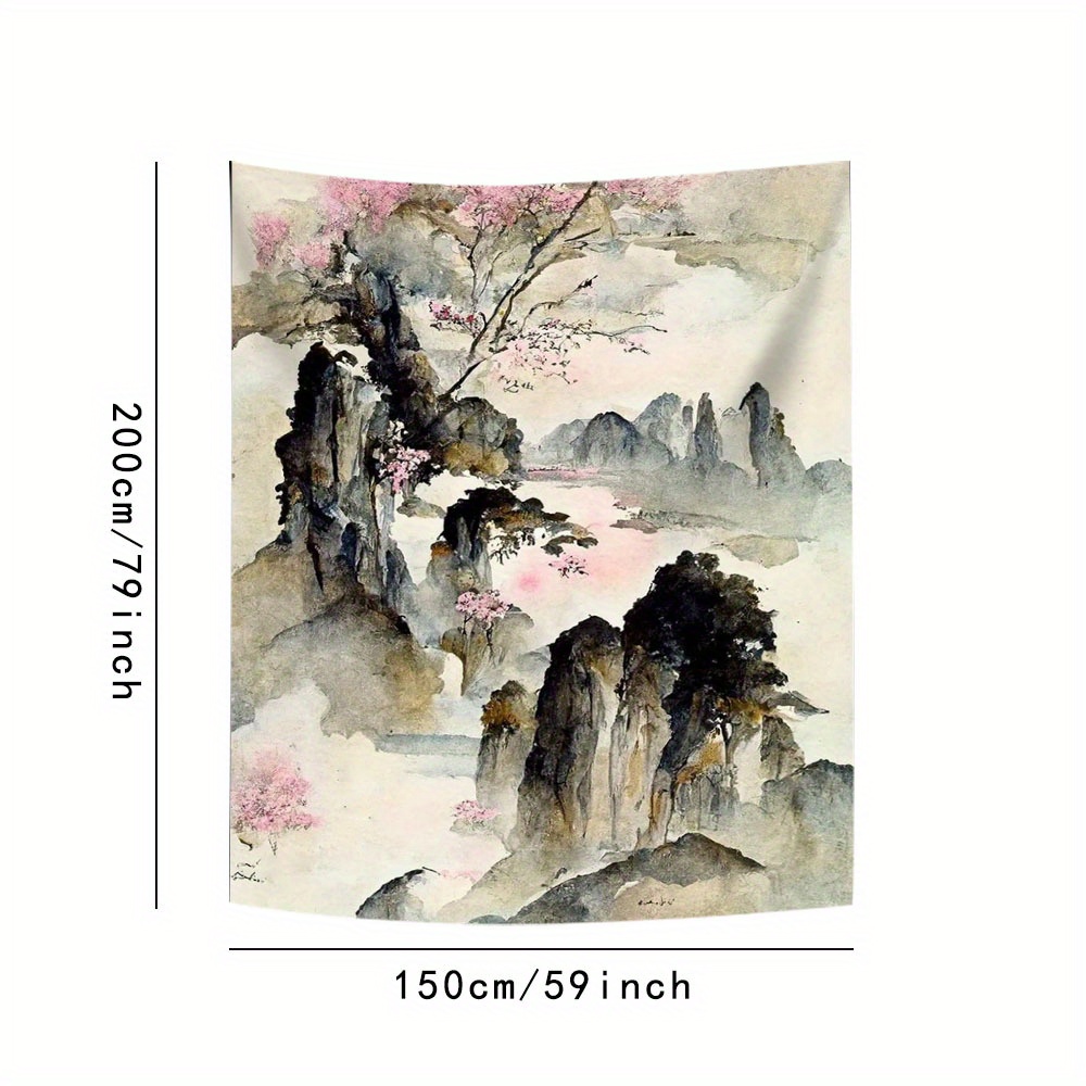 Beautiful Nature inspired Landscape Painting Polyester - Temu Bahrain