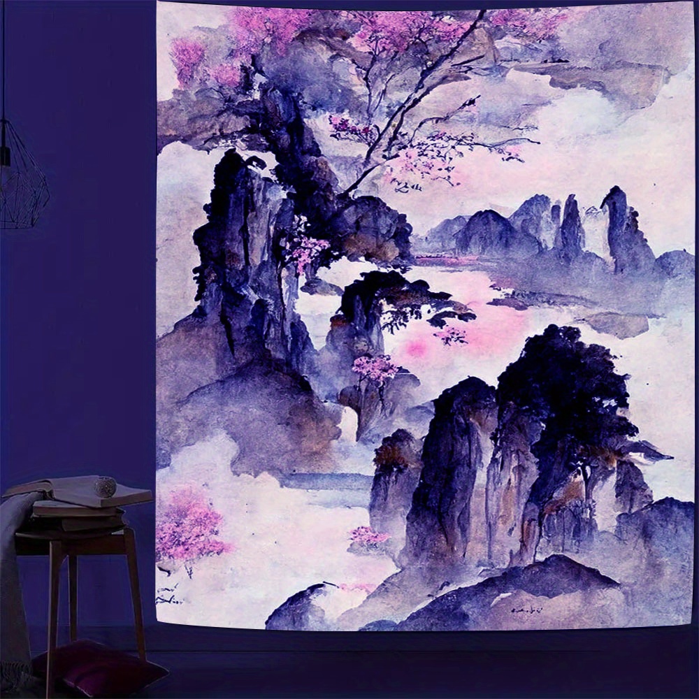Beautiful Nature inspired Landscape Painting Polyester - Temu Bahrain
