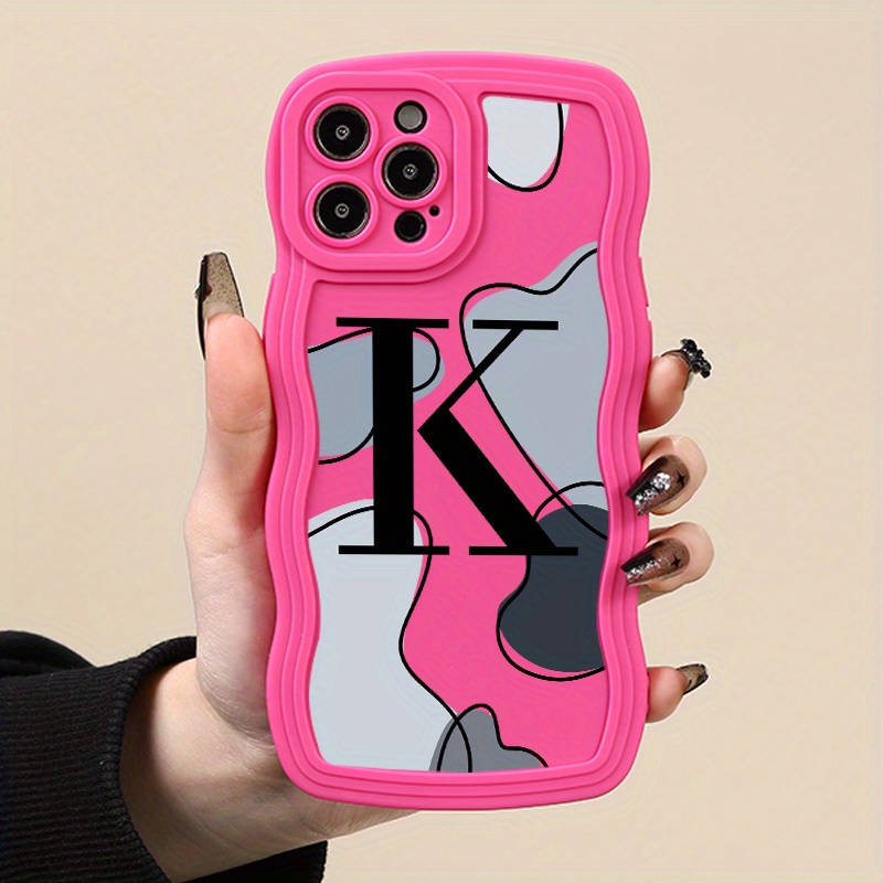 Luxury Aesthetic New Case K Pattern Phone Case Iphone - Temu Philippines