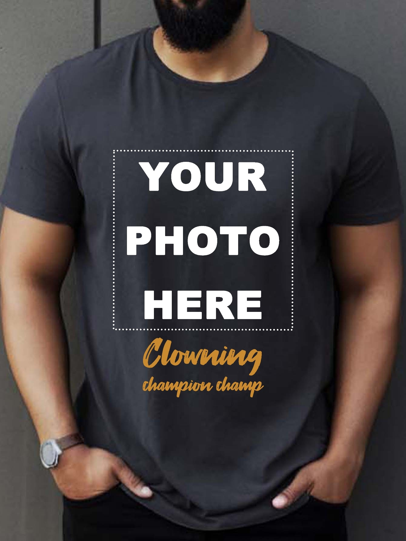 Custom T shirt Personalized Tees Men Clowning Champ - Temu Australia