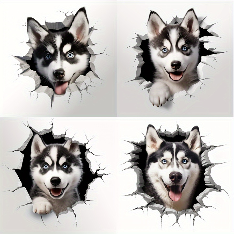 1 Siberian Husky Dog Stickers Husky Mom Gifts Meme Clean - Temu Australia