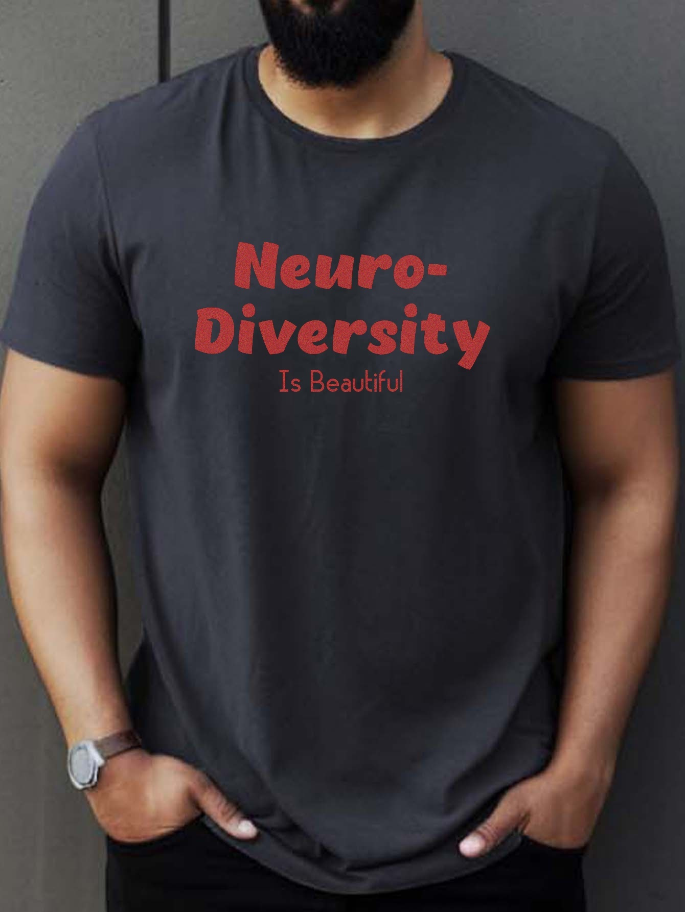 Diversity Letter Print Men's Short Sleeve Crew Neck T shirts - Temu Canada