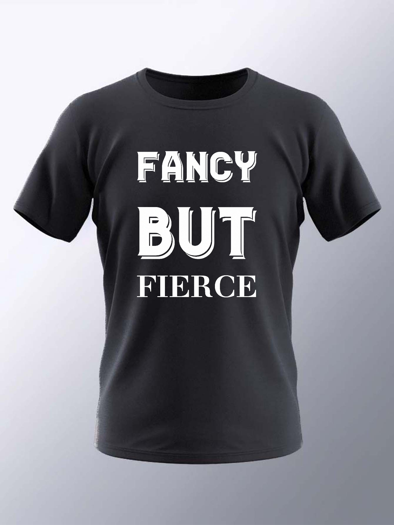 Fancy Fierce Print T Shirt Tees Men Casual Short Sleeve T - Temu Australia