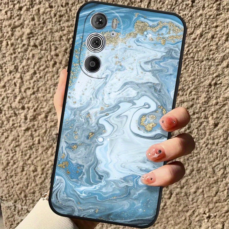 Blue Ocean Pattern Tpu Soft Case Motorola Moto Edge X30 S30 - Temu ...