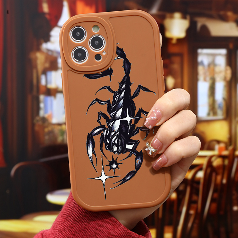 Luxury Aesthetic Silicone Crayfish Phone Case Iphone 11 12 - Temu ...