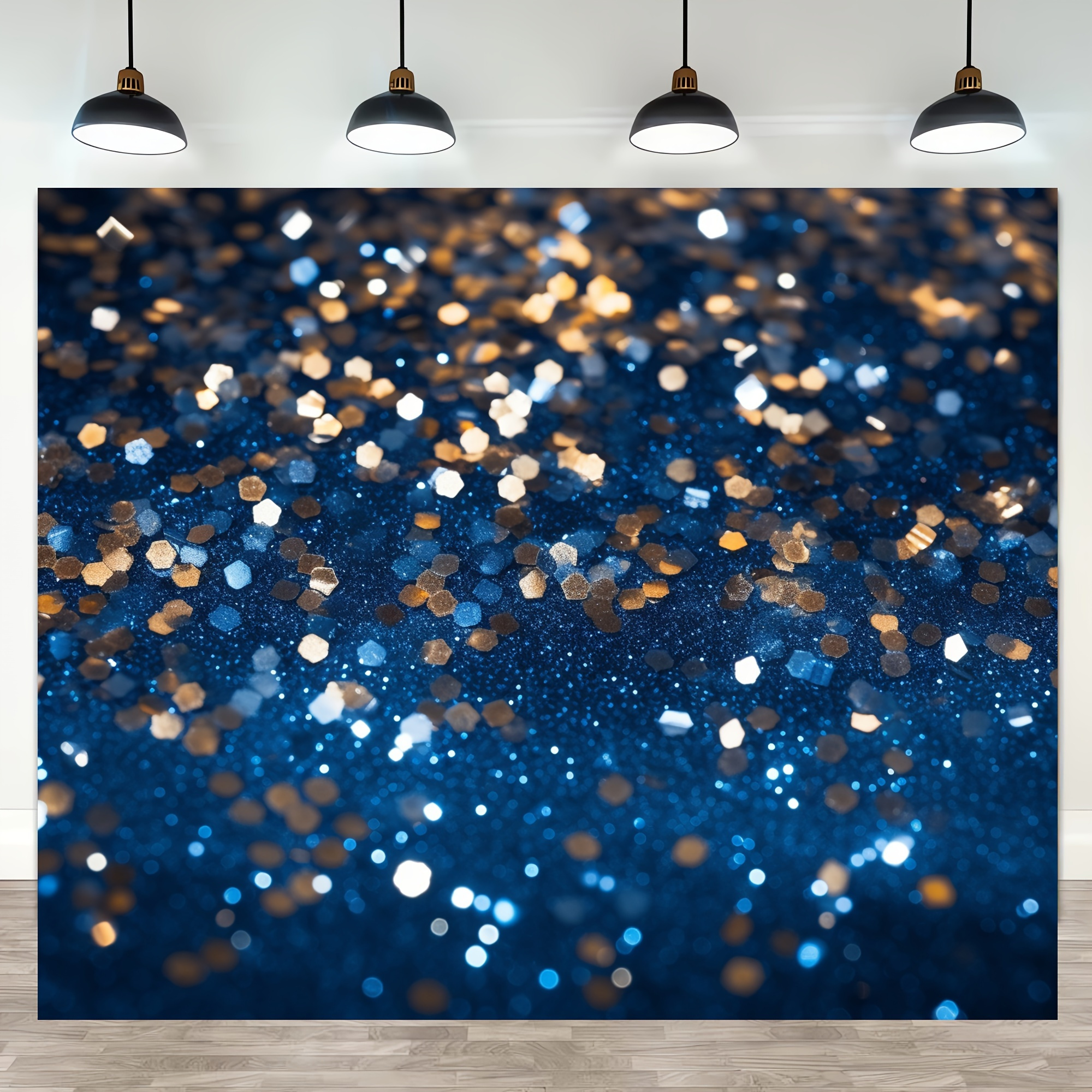 navy blue backdrop sold on Temu United States
