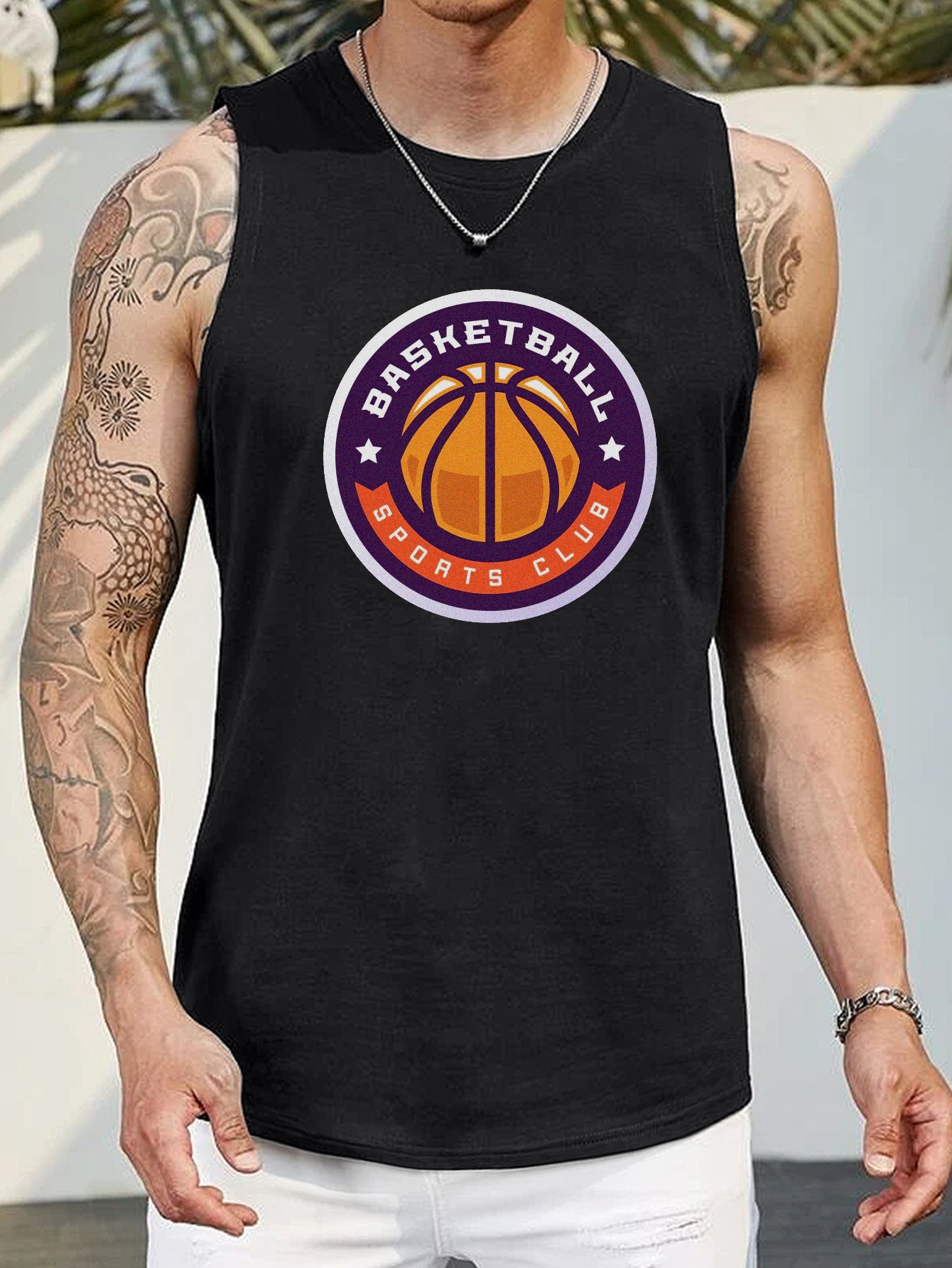 plus size men's basketball graphic print top causal - Temu Canada