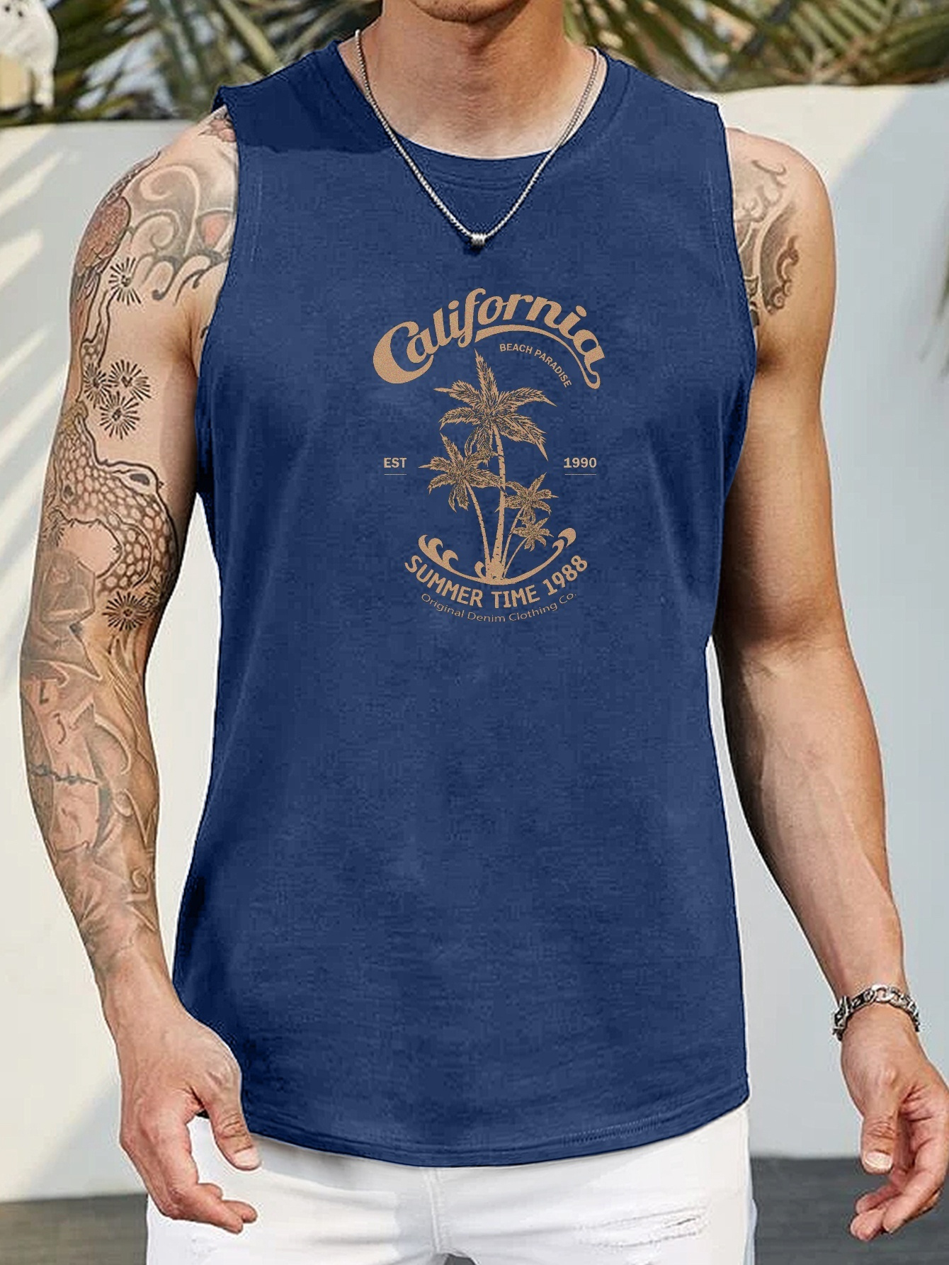 California Summer Time Tropical Tree Pattern Design Plus - Temu Canada