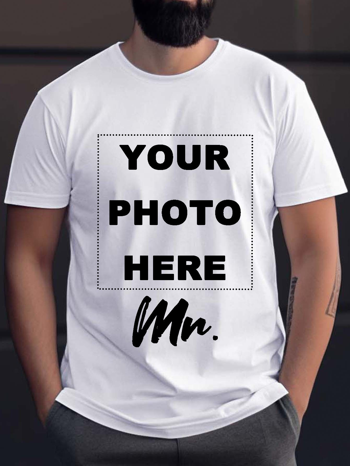 Custom T shirt Personalized Tees Men Mr. Print Casual Short - Temu ...