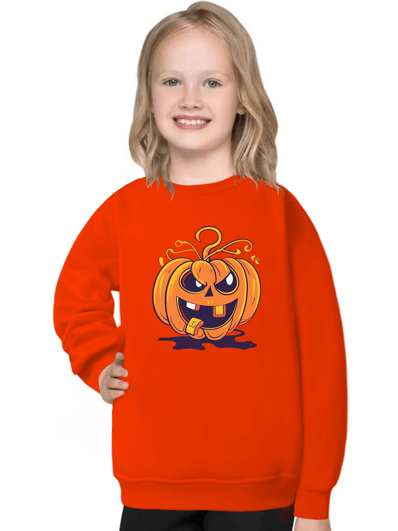 efterår og vinter sweater til piger moderigtig rund hals - Temu Denmark