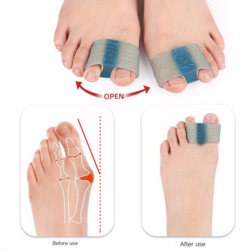 Double Toe Separator Thumb Outside Flip Feet Bone - Temu Canada
