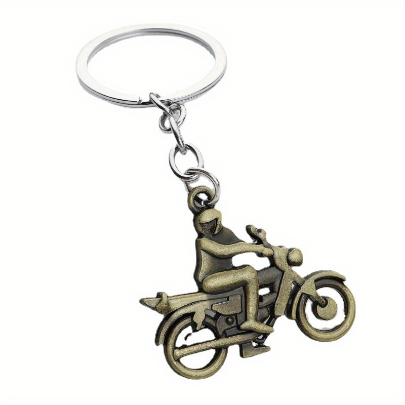 creative motorcycle pendant keychain for men bag ornament metal ...