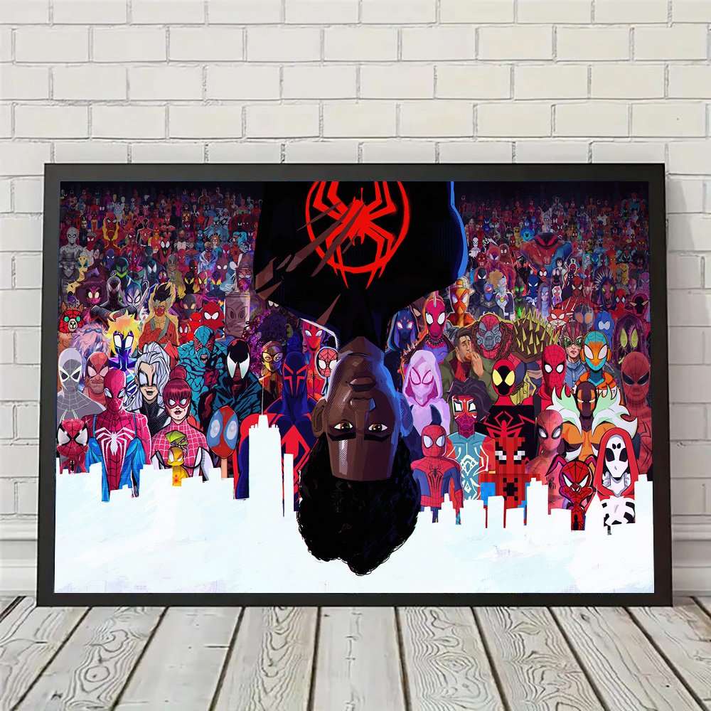Spiderman Hero Poster Movies Wall Painting spider Man - Temu