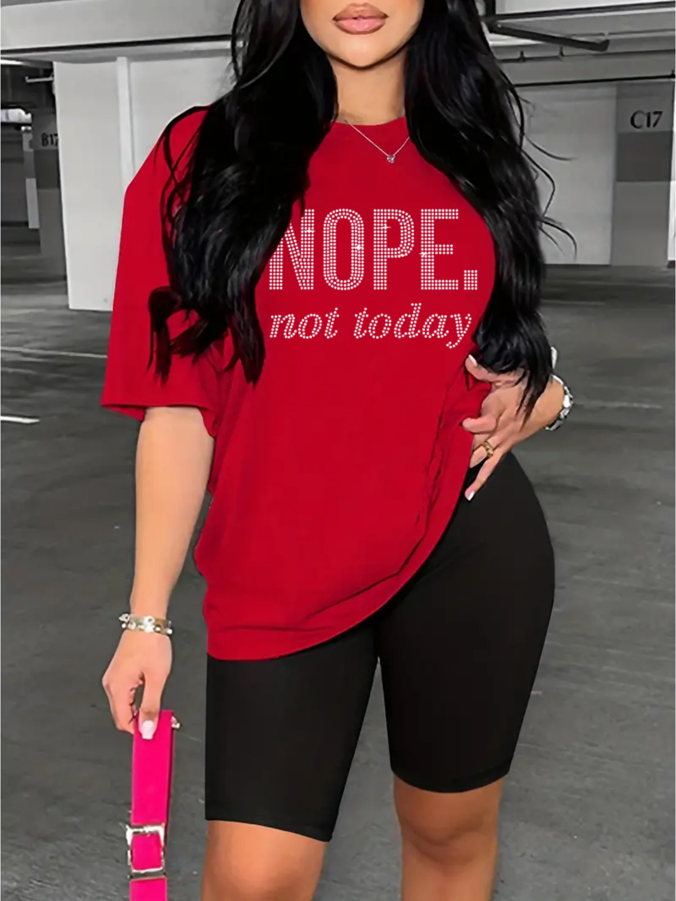 Workout Top Bottom Sets Casual Letter Print Short Sleeve T - Temu Australia