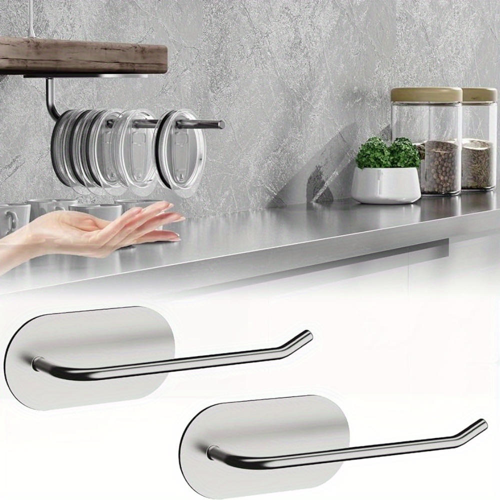 kitchen towel hooks stainless steel lid organizer - Temu