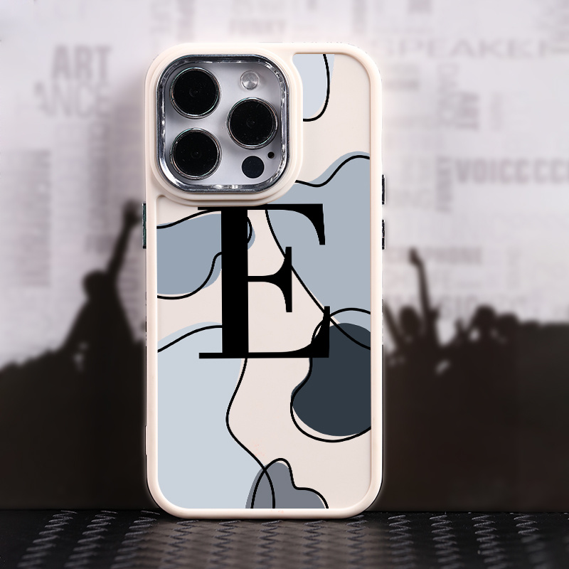 Luxury Vintage Silicone Letter E Pattern Phone Case Iphone - Temu New ...