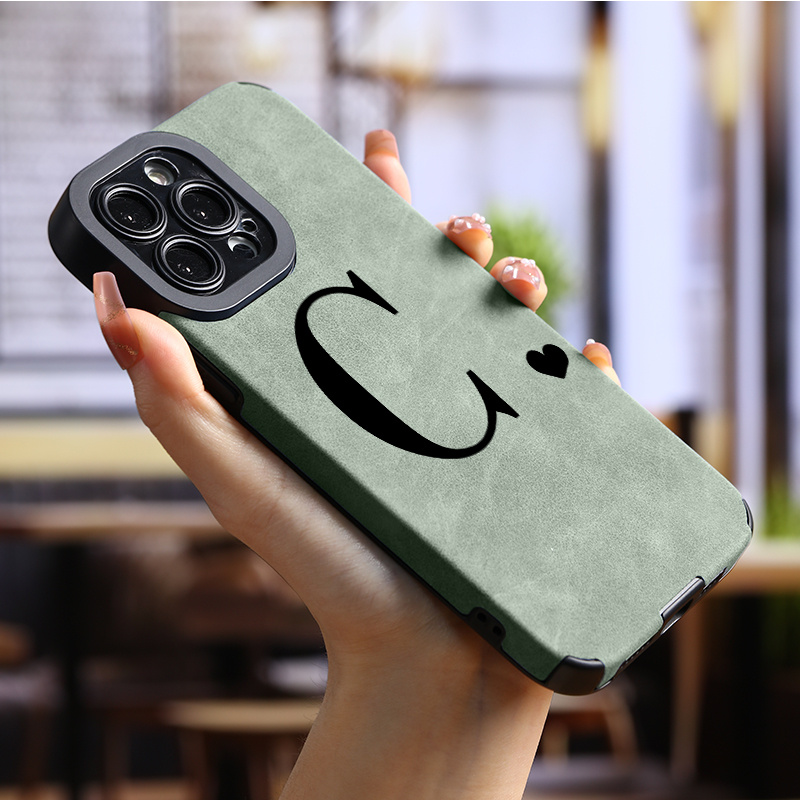 Luxury Faux Leather Shockproof Letter C Iphone 11 12 13 14 - Temu Australia